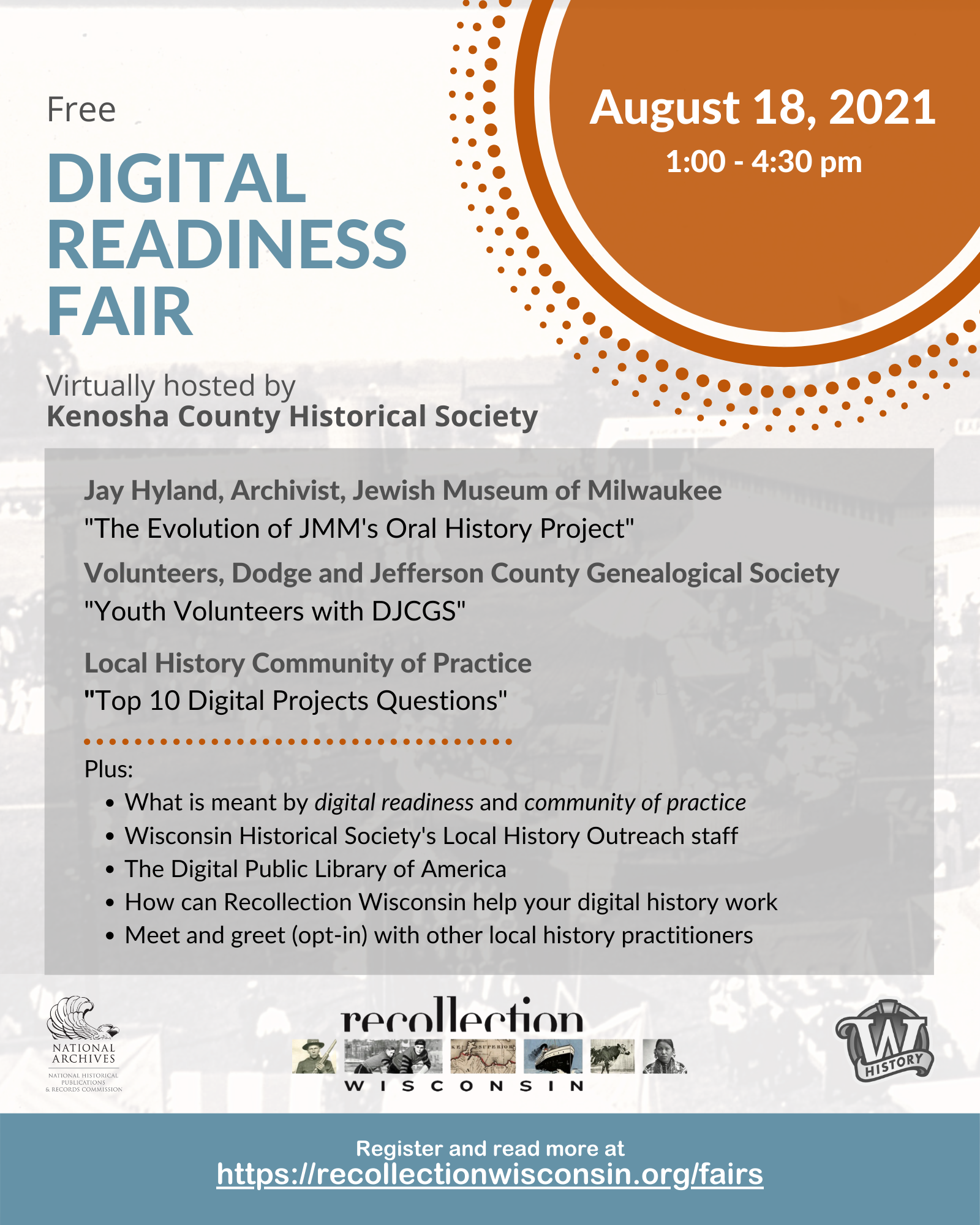 Missed the first three Digital Readiness Fairs? - Recollection Wisconsin