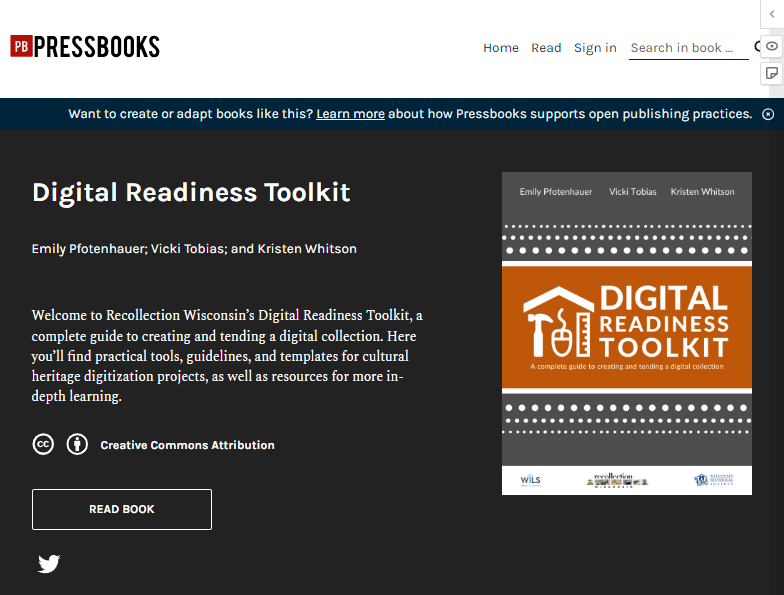 Accessing the Digital Readiness Toolkit - Recollection Wisconsin